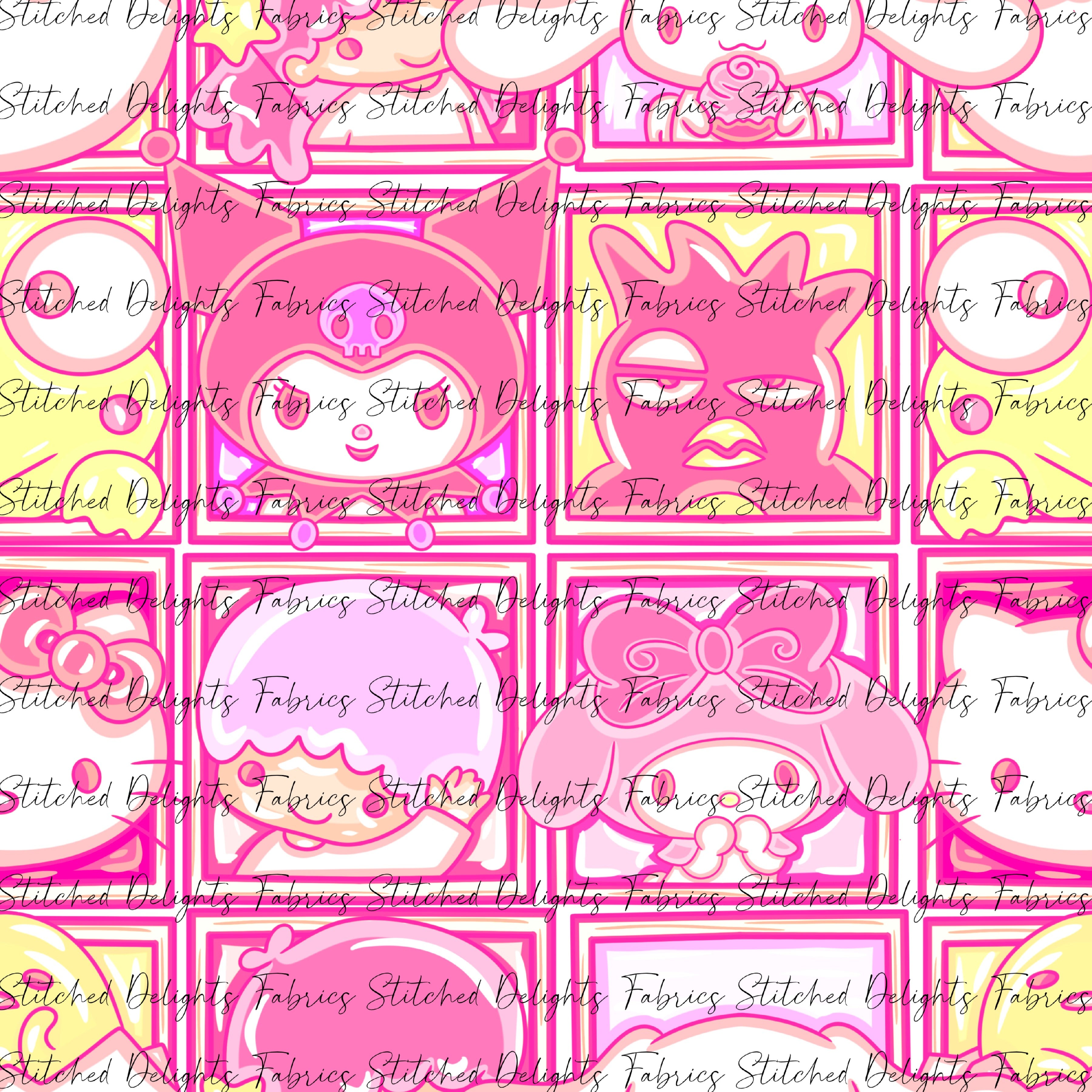 Hello Kitty Design 40 – Stitched Delights Fabrics