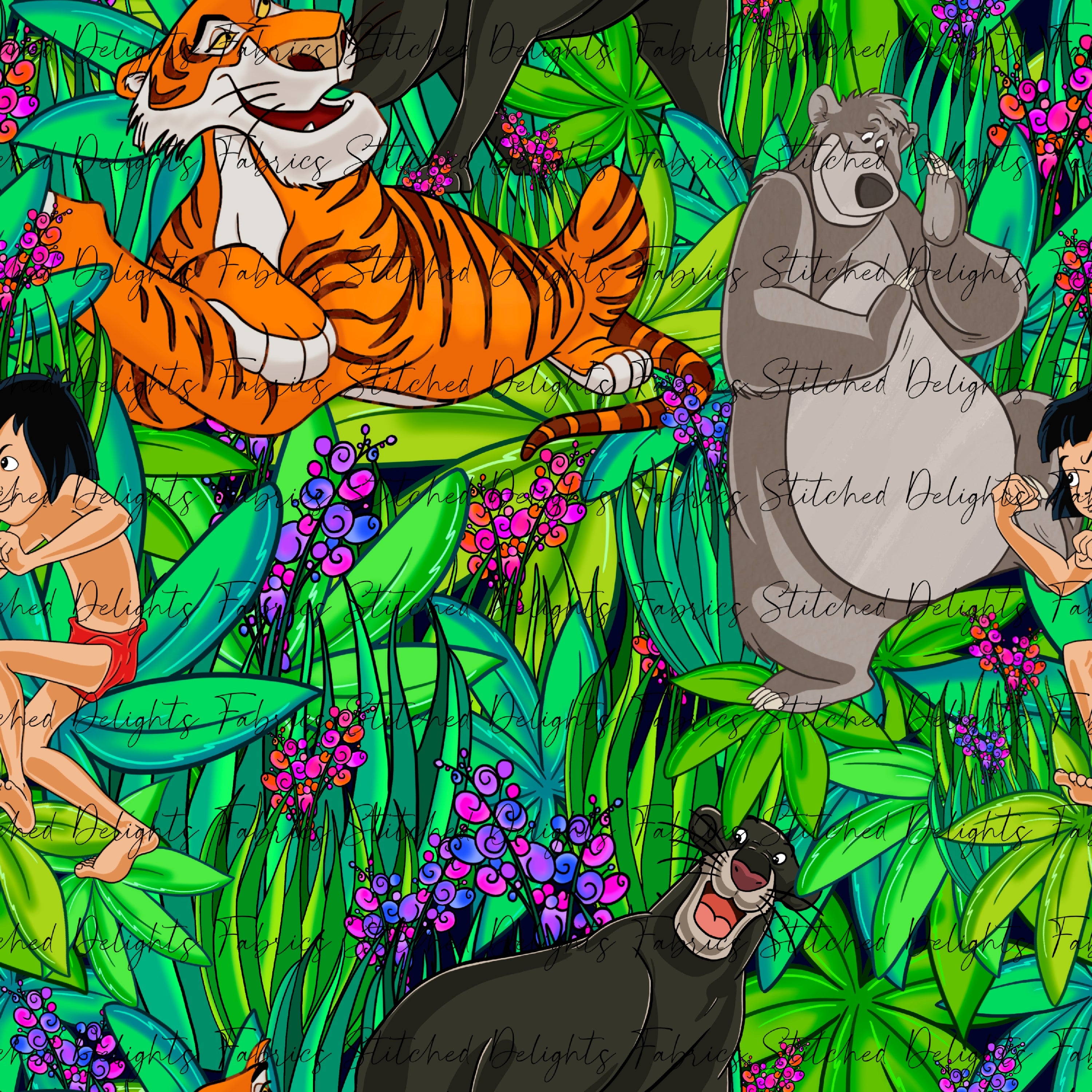 Jungle Book – Stitched Delights Fabrics